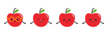 Happy Cartoon Apple Free Stock Photo - Public Domain Pictures