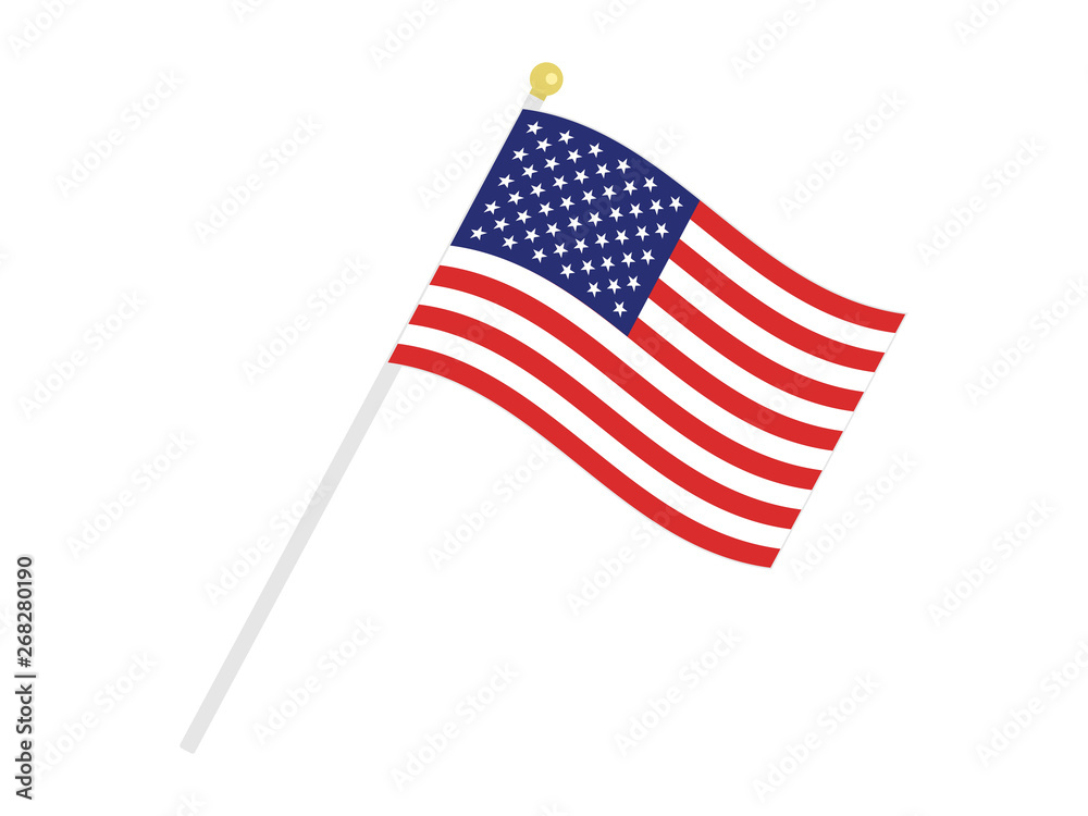 Stock-Vektorgrafik „アメリカの国旗“ | Adobe Stock
