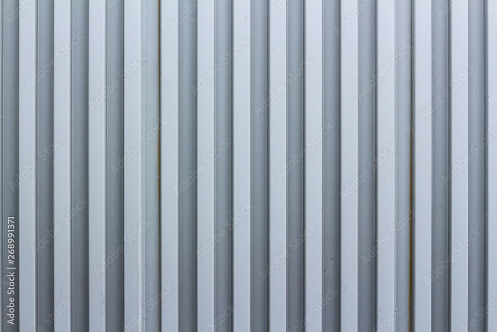 Trapezoidal metal sheet. Macro details and framed for background ...