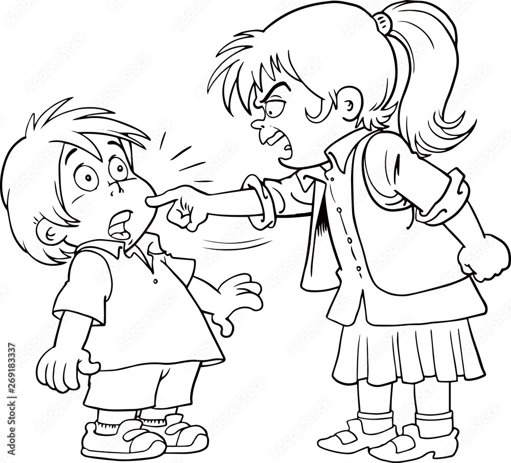 Kids Screaming Clipart