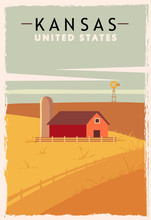 Kansas Travel Poster Free Stock Photo - Public Domain Pictures