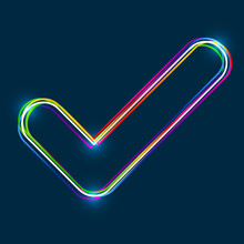 Rainbow Check Mark Free Stock Photo - Public Domain Pictures