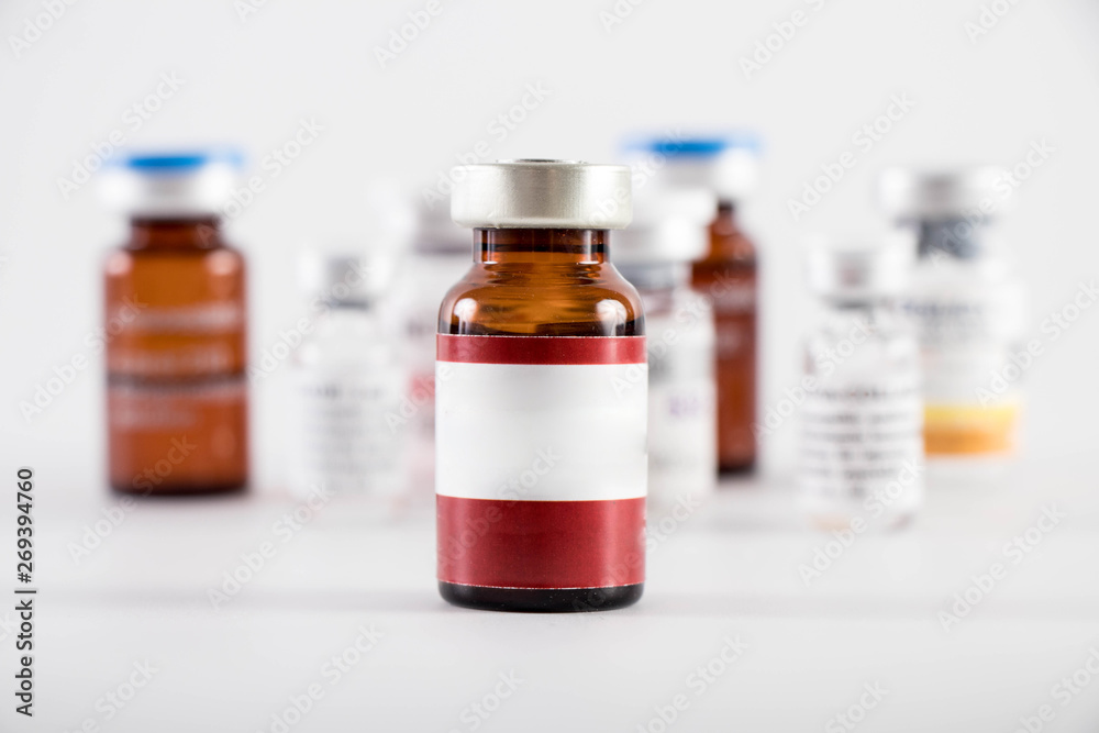 Botox medicine bottle on a white background Stock Photo | Adobe Stock