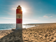 Lighthouse With Lens Flare Free Stock Photo - Public Domain Pictures