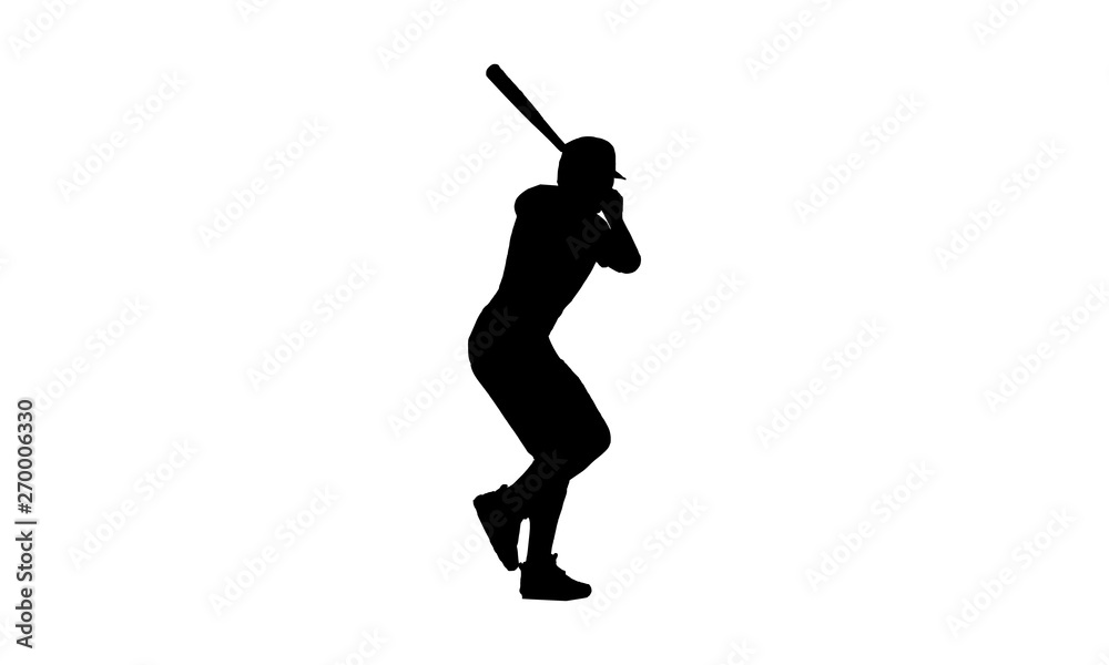 Baseball player icon for sports or competition Stock Vector | Adobe Stock
