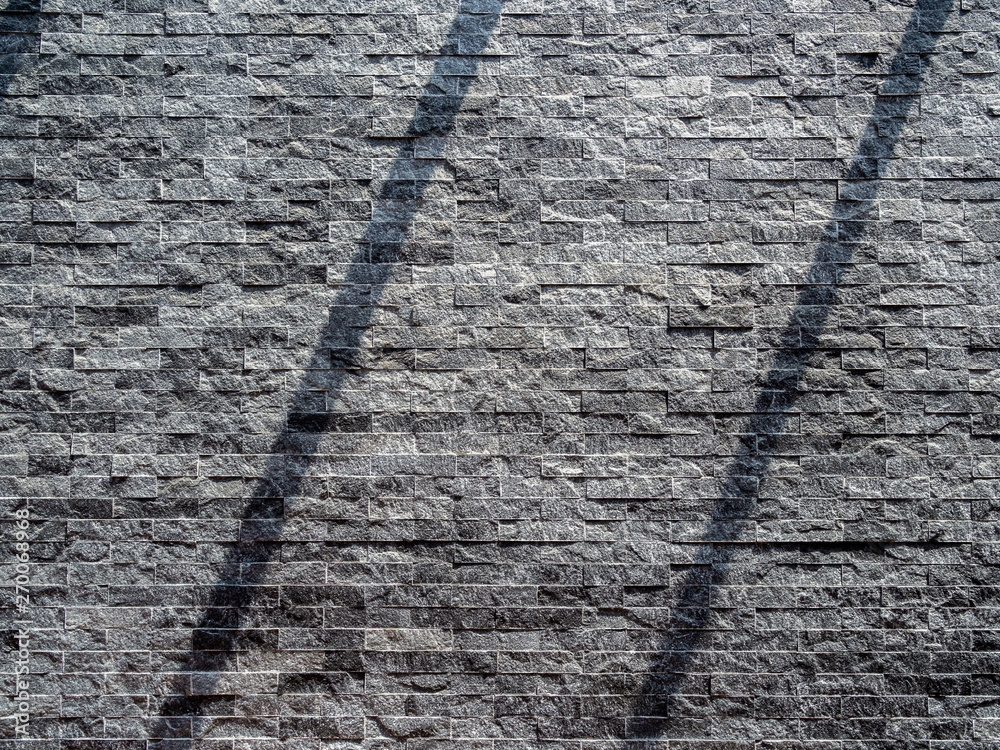 Modern grey brick wall texture background Stock Photo | Adobe Stock