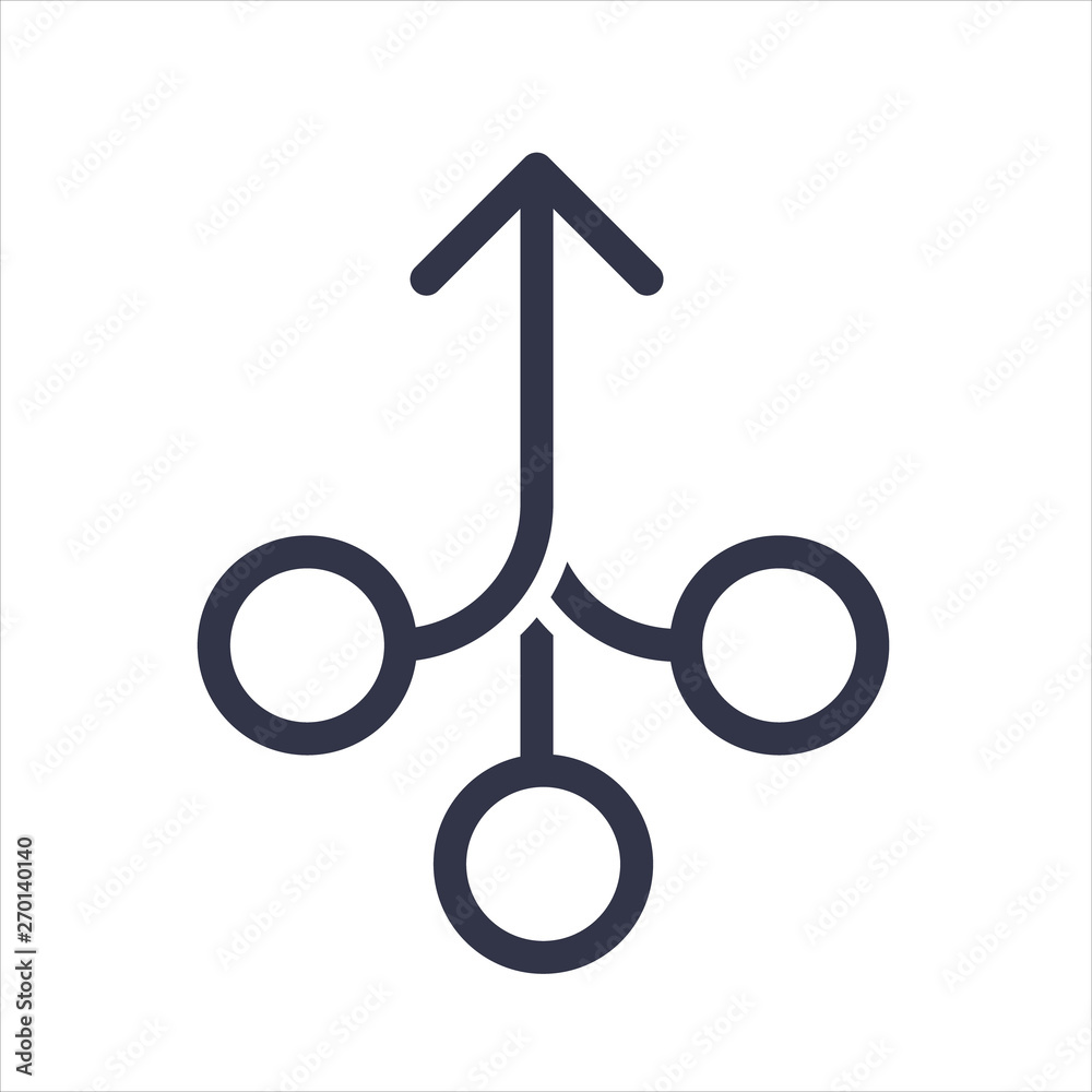 Consolidation icon, vector illustration Stock Vector | Adobe Stock