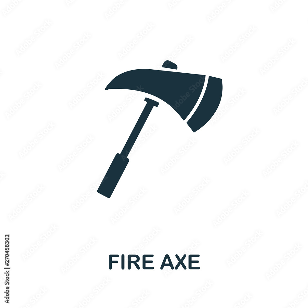 Fire Axe icon. Creative element design from fire safety icons ...