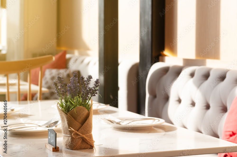 Flower pot on dining table store