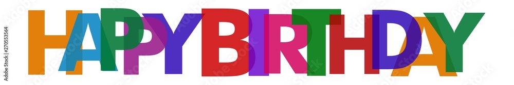 nlcb2 NewLongColourfulBanner nlcb - english text - HAPPY BIRTHDAY ...