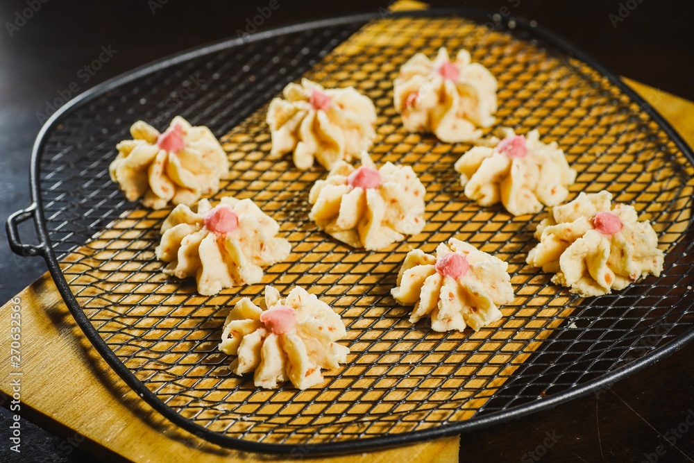Kuih Semperit is a Malaysian traditional cookie, traditionally served ...