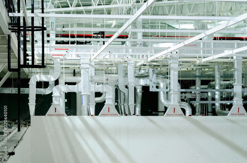 Duct ducting for industrial air conditioning systems. , Duct system for ...
