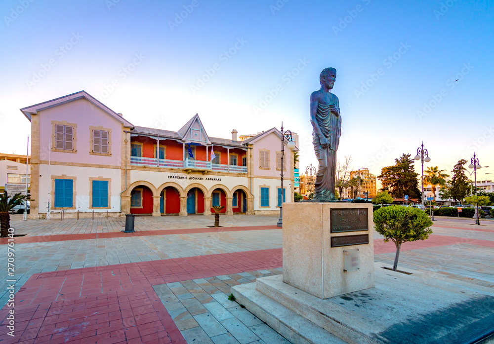 Larnaca Municipal Art Gallery on Europe Square in Larnaca, Cyprus ...