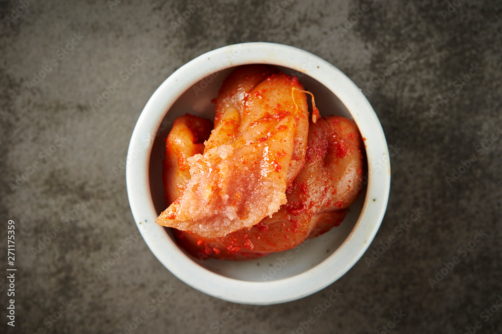 Jeotgal, Korean salted fermented seafood Stock Photo | Adobe Stock