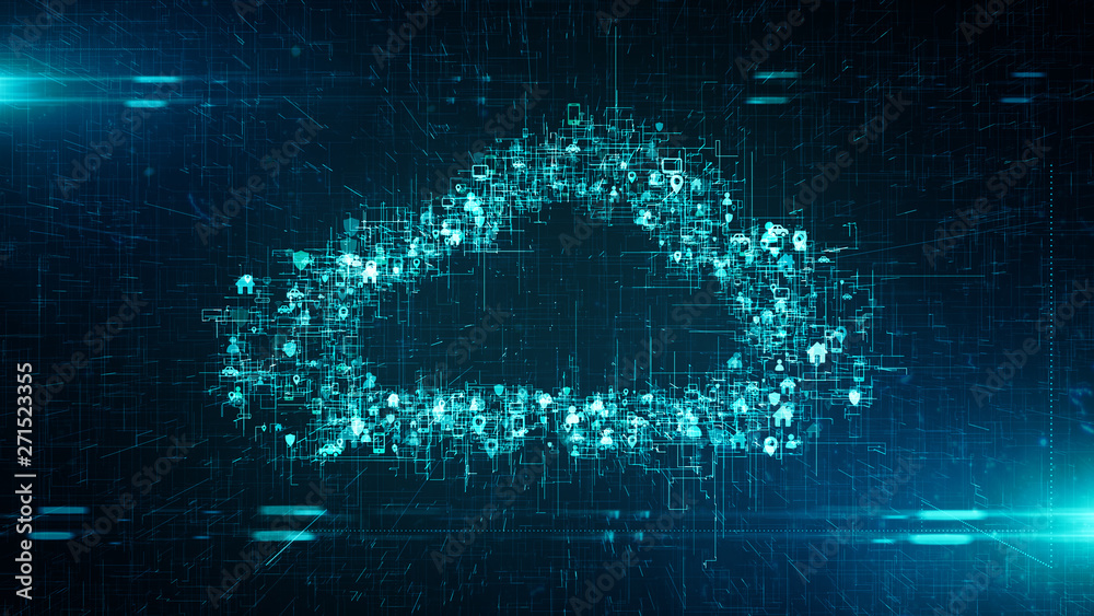 Big data binary visualization cloud computing internet of things IOT ...