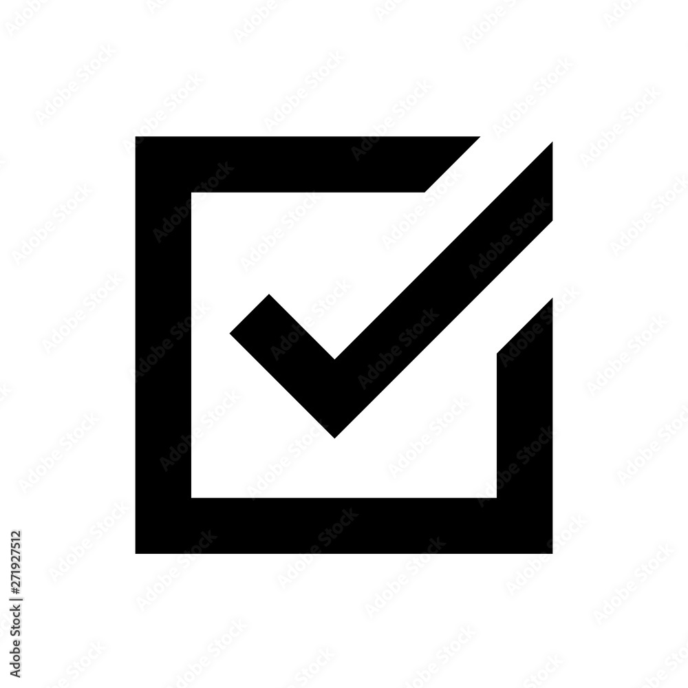 check list button icon. check icon vector. check mark icon. Ok icon ...