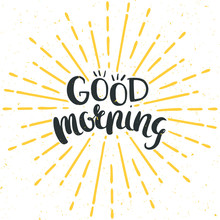 Good Morning Sunshine Poster Free Stock Photo - Public Domain Pictures