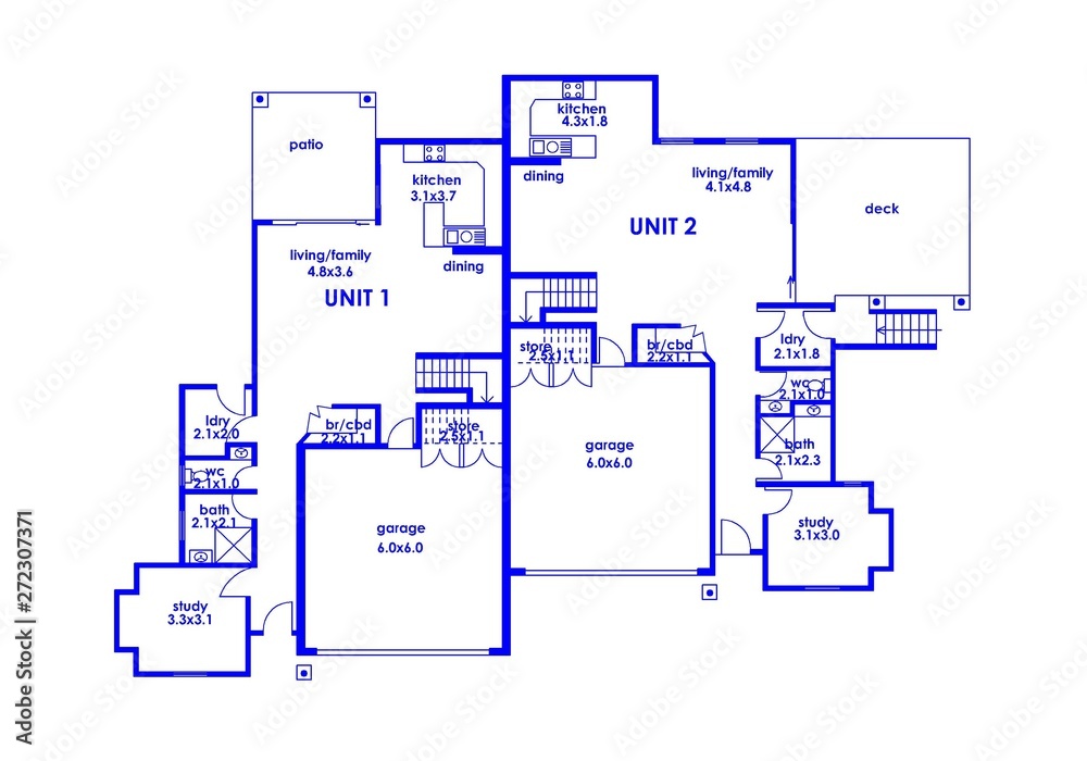 2d floor plan. Black&white floor plan. Floorplan Stock Illustration ...
