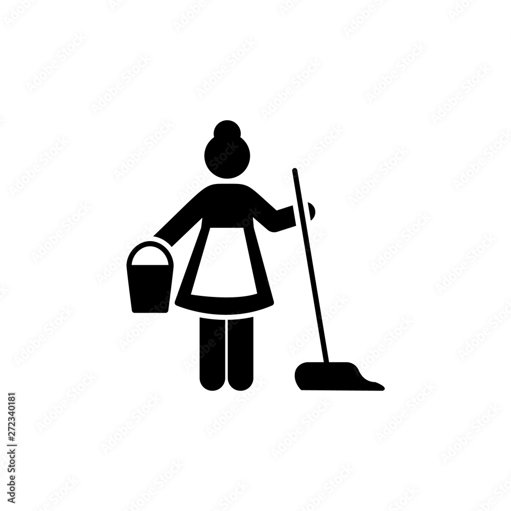 Maid, humanpictos, hotel, services icon. Element of hotel pictogram ...