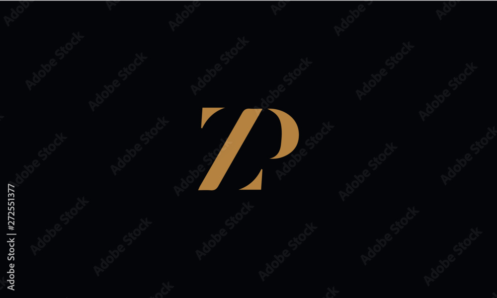 ZP logo design template vector illustration Stock Vector | Adobe Stock