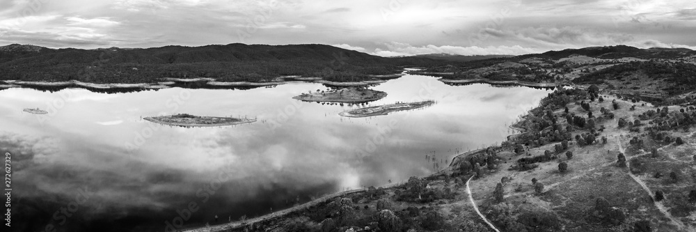 An aerial of Googong Dam, NSW Stock Photo | Adobe Stock