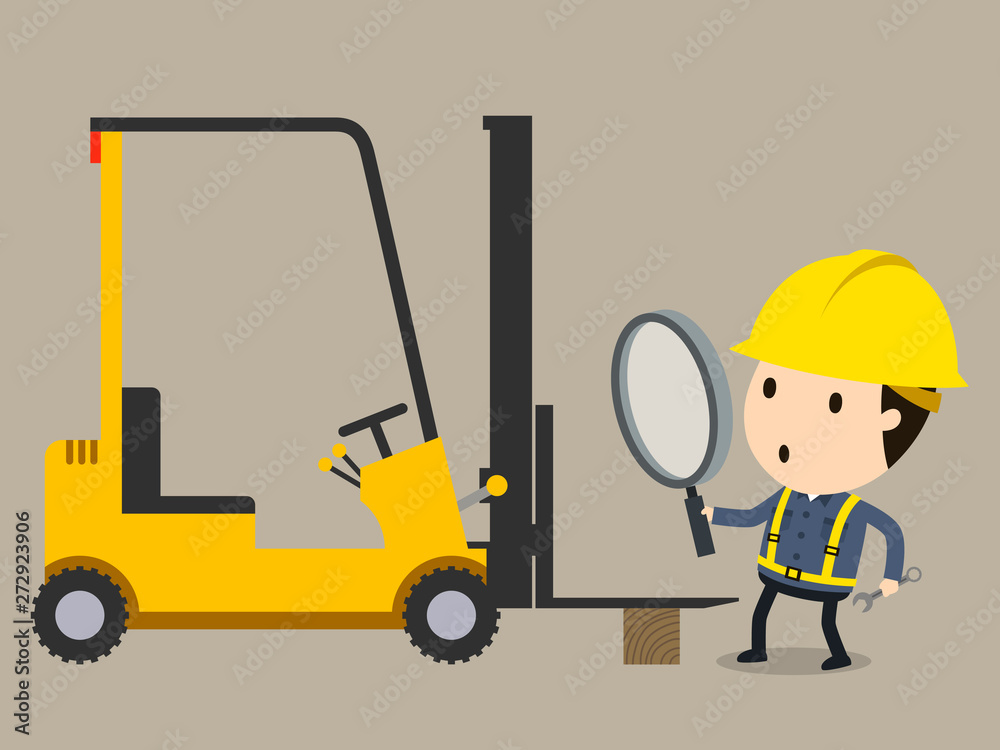 Forklift maintenance check repair, Safety and accident, Industrial ...