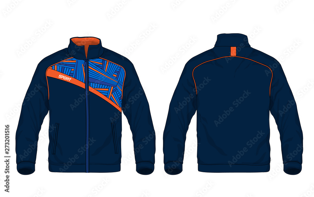 Vector illustration of sport jacket Stock Vector | Adobe Stock