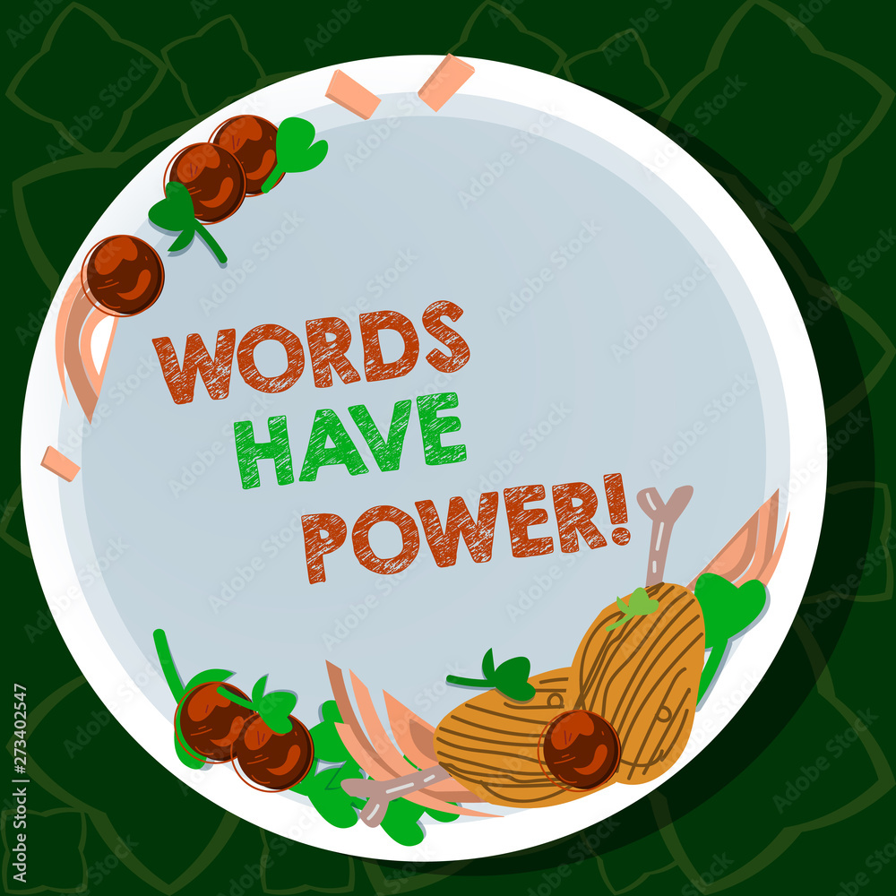 Handwriting text writing Words Have Power. Conceptual photo Energy ...
