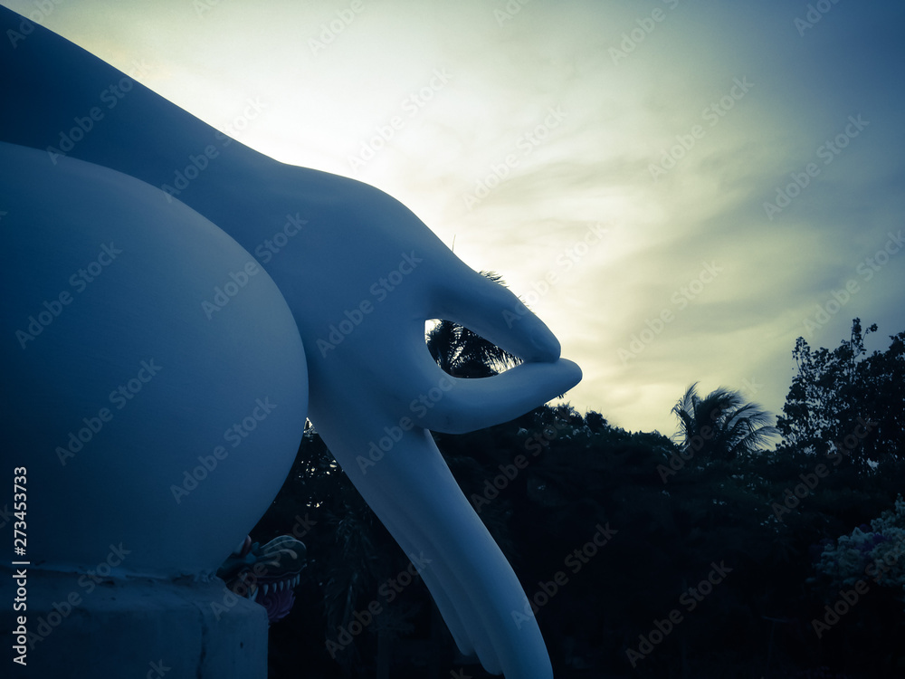 Varada Mudra Hand Of Buddha Blessing Hand Statue In The Garden Of ...
