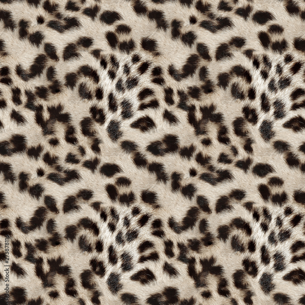 Seamless Fur Pattern Texture Realistic Snow Leopard Stock Photo | Adobe ...