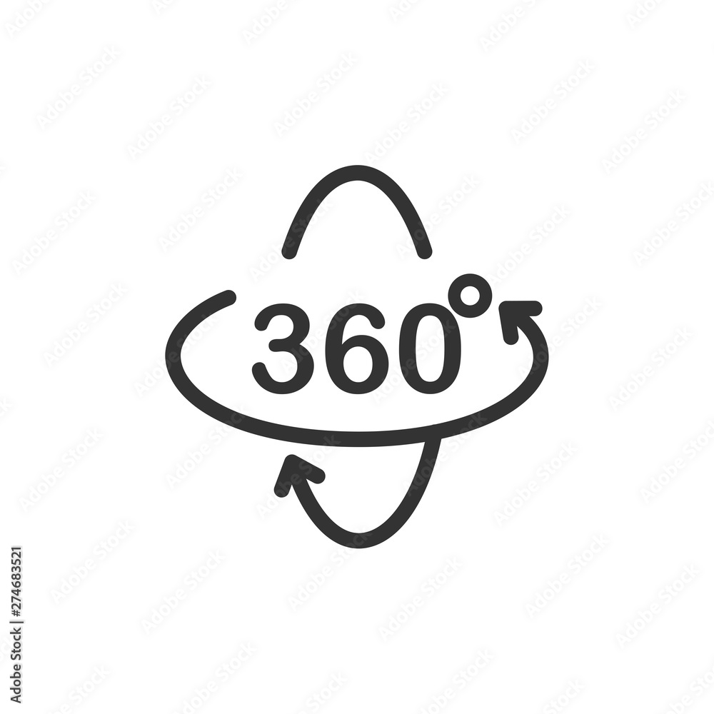 Angel 360 degree icon template black color editable. Angel 360 degree ...