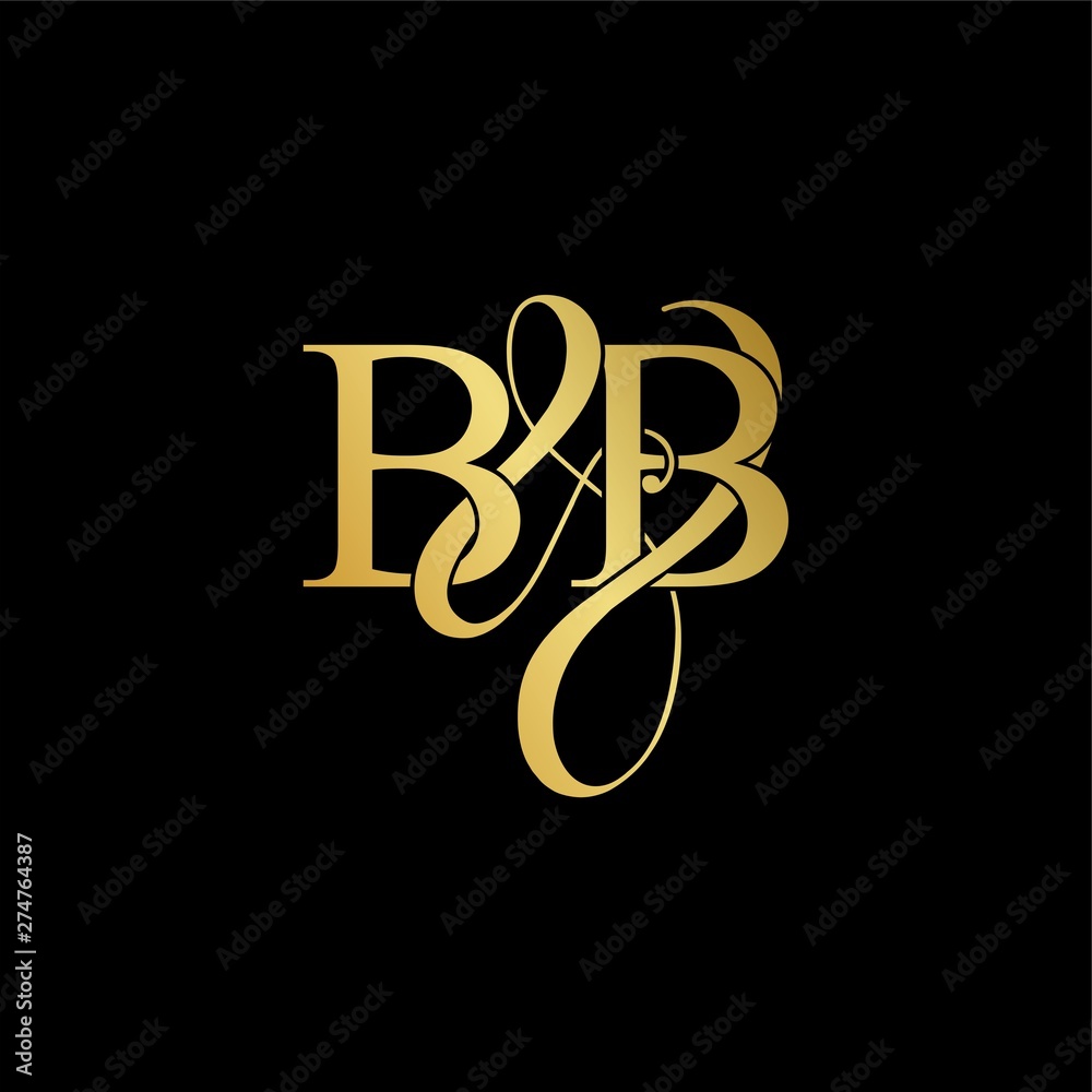B & B / BB logo initial vector mark Stock Vector | Adobe Stock