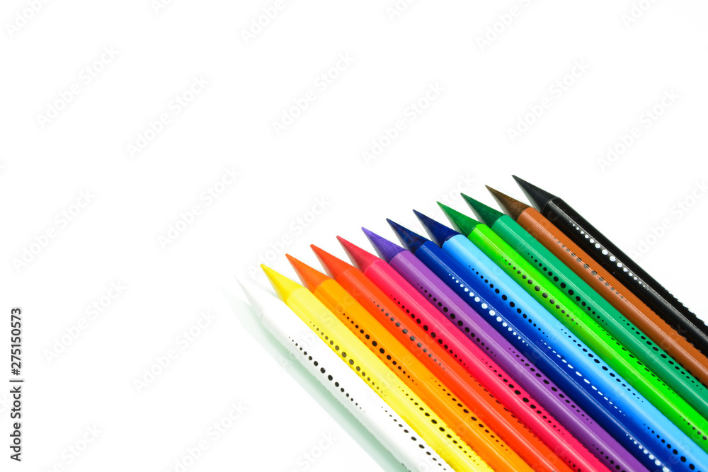 Sharpening pencils color gradations compared CONSECUTIVE color scale ...