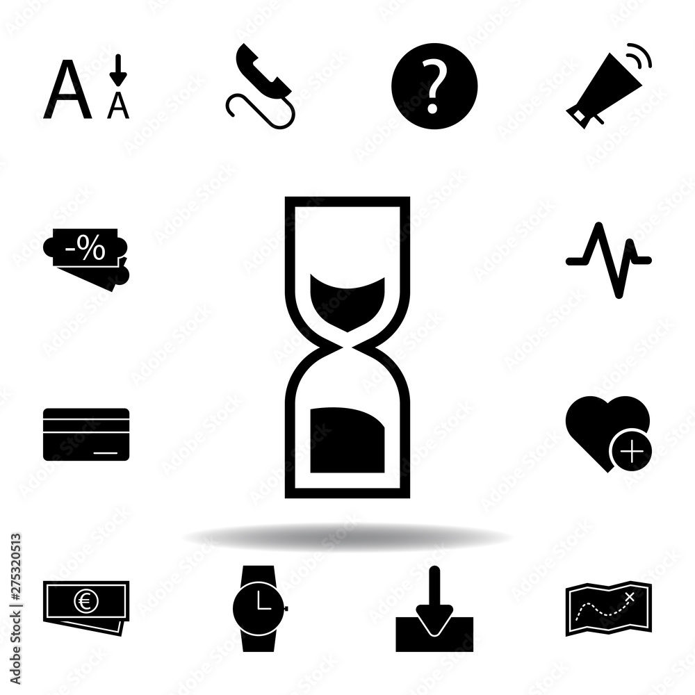 Font, letter smaller size icon. Signs and symbols can be used for web ...