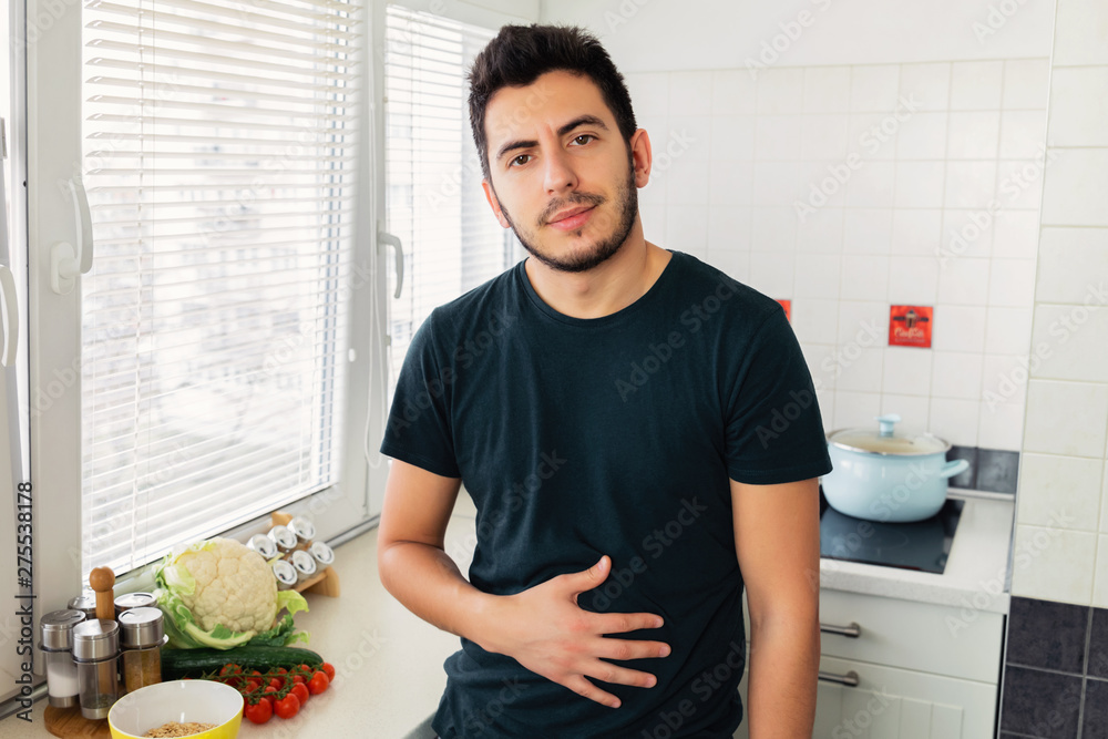 The young man no longer experiences pain and discomfort in the stomach ...