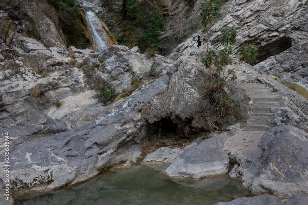 Waterfalls of San Agustín Ahuehuetla, the avocado, Puebla, Mexico Stock ...