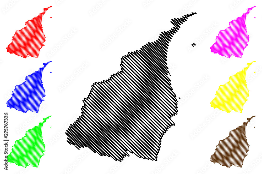Stock-Vektorgrafik „Yilan County (Administrative divisions of Taiwan ...