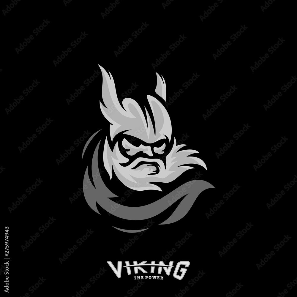Viking eSports Logo Design Vector. Viking Mascot Gaming Logo Concepts ...