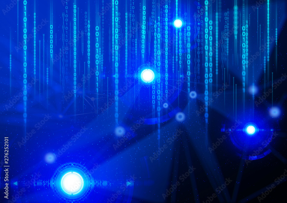 technology ai internet of thing, network background 3d illustration ...