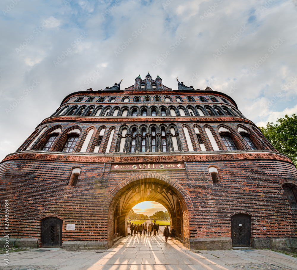 Holsten Gate in Luebeck, Germany. Stock Photo | Adobe Stock
