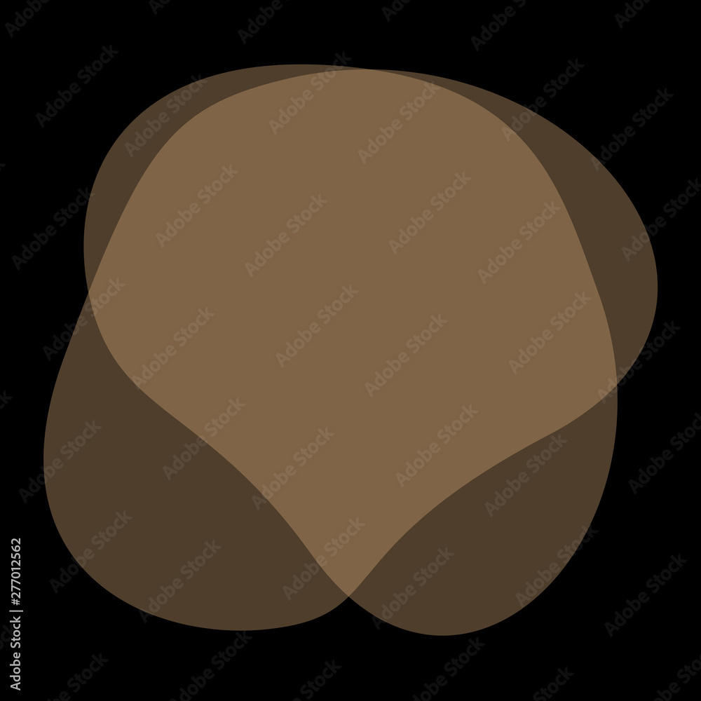 brown blob free shapes geometric for banner background, simple liquid ...