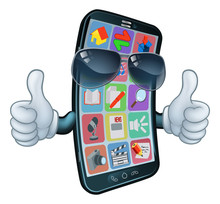 Android Mobile Phone - Clip Art Free Stock Photo - Public Domain Pictures