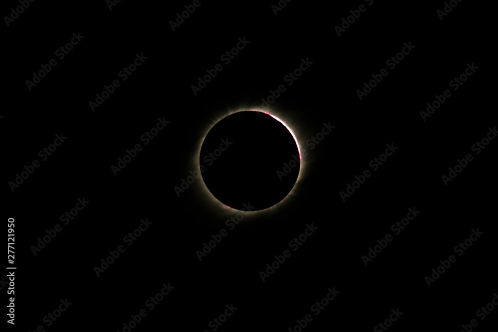 Foto de Stock The Chromosphere external Sun atmosphere red layer during ...