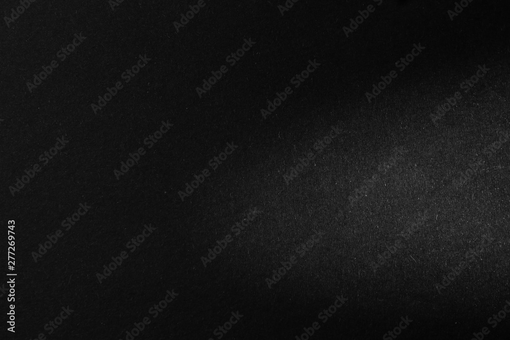 black paper texture or background with spotlight, dark wall backdrop ...