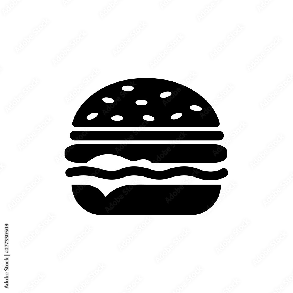 Hamburger symbol icon vector illustration Stock Vector | Adobe Stock