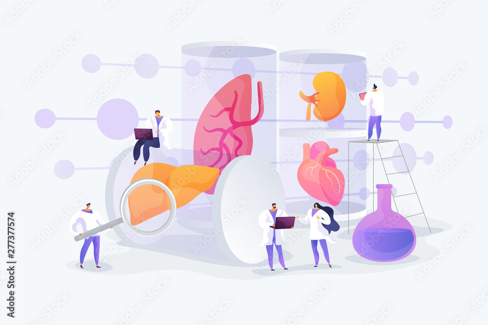 Growing body parts in science laboratory. Great scientific achievement ...