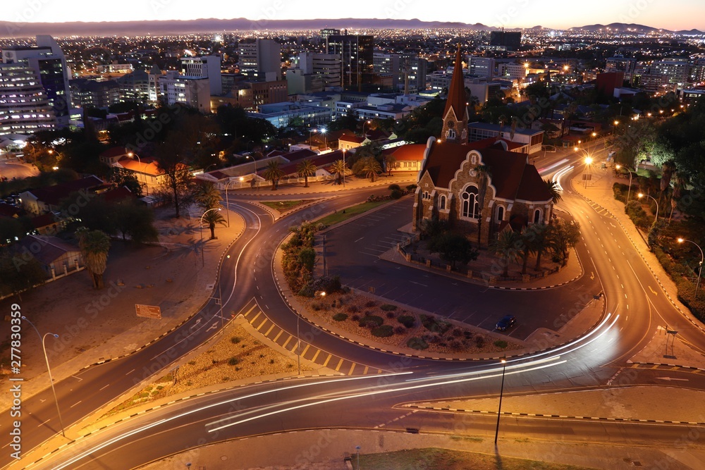 Windhoek,Namibia.April 2019.The Christ Church or Christuskirche is a ...