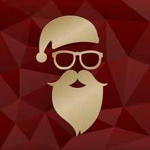 Gold Santa Claus Face Free Stock Photo - Public Domain Pictures