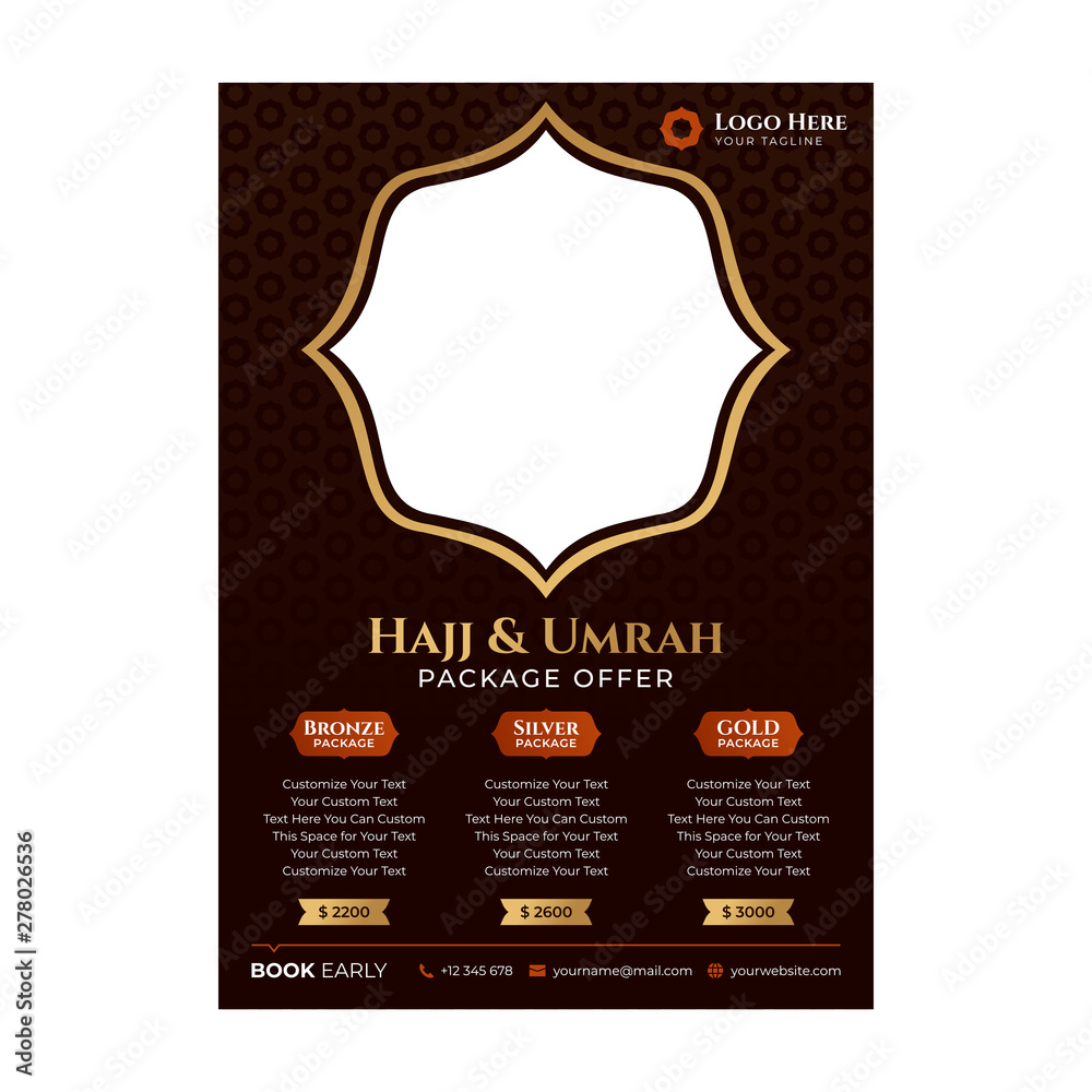 islamic flyer template Stock Vector | Adobe Stock