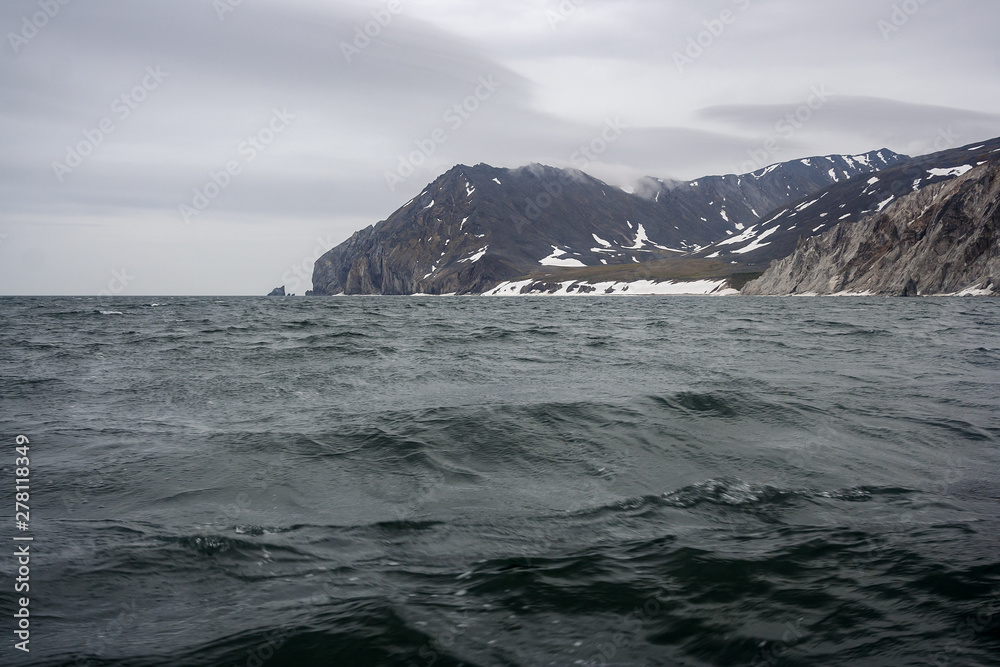 Bering Strait and Cape Dezhnev (extreme eastern point of Eurasia ...